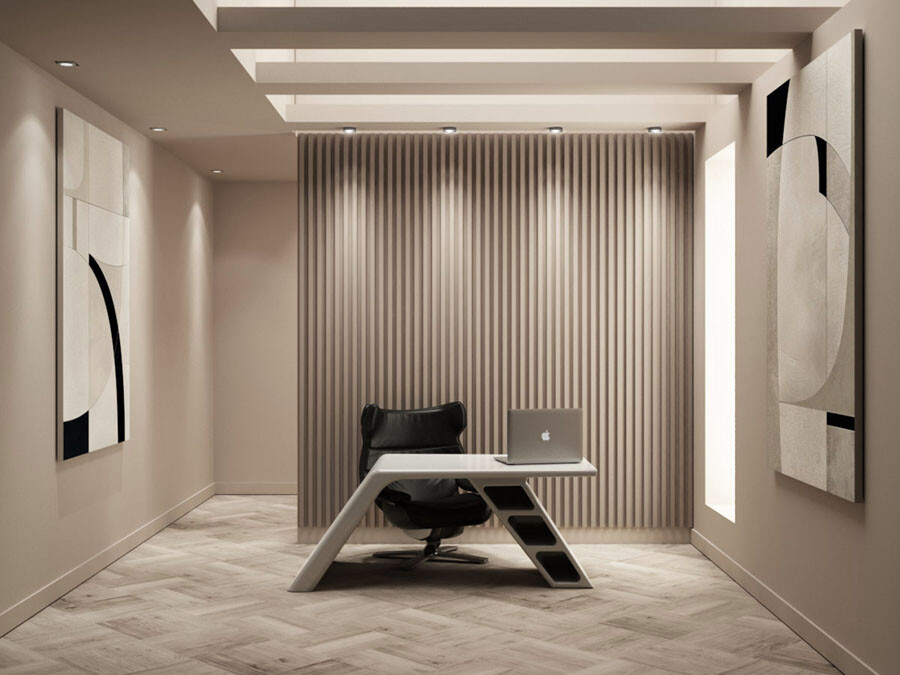 Wandpaneele mit 3D Lamellen Loft Design I Online kaufen, 44,63